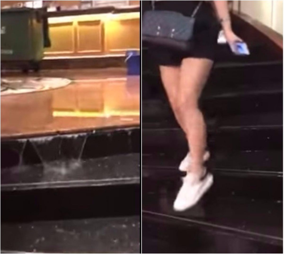 連鎖KTV樓梯間水流不停 網笑：是新造景嗎？ | 生活 | NOWnews今日新聞