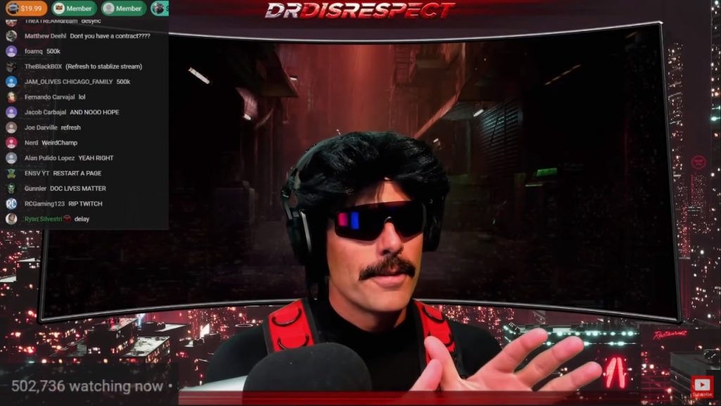 話題狂燒！Dr. Disrespect首次回歸實況破50萬觀眾收看 | NOW電玩 | NOWnews今日新聞
