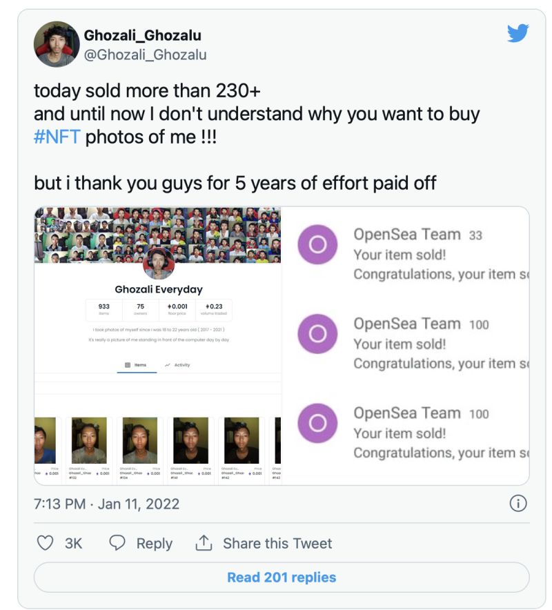 交易量近100萬美元！印尼學生將千張自拍照製成NFT | 國際萬花筒 | 全球 | NOWnews今日新聞