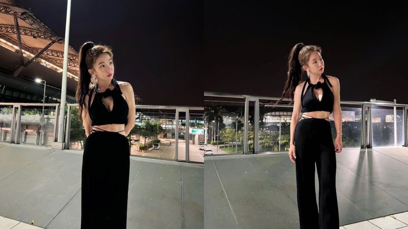 郭書瑤曬美背不夠！轉身胸前辣「開中洞」 網嗨：太辣了 | beanfun!