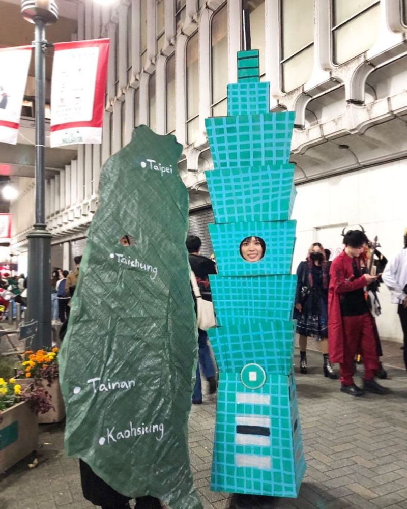 澀谷過萬聖節！台灣正妹「變身101」超狂 日人瘋搶合照 | beanfun!