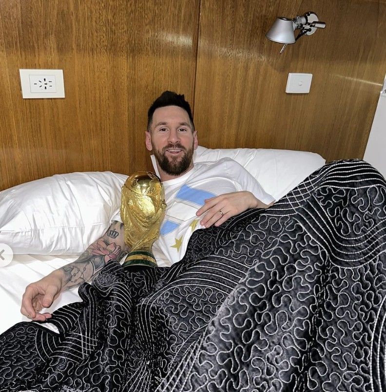 梅西太狂！「金盃睡覺照」破4400萬讚 世足漲粉1個台灣 | 新奇 | NOWnews今日新聞