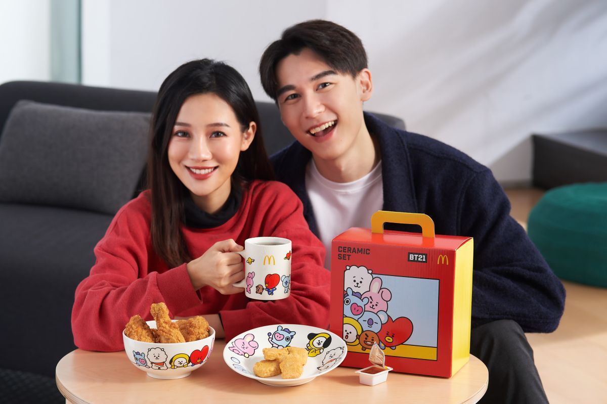 麥當勞「BT21陶瓷餐具」4/12開賣 雞塊買10送10倒數9天 | 美食旅遊 | 生活 | NOWnews今日新聞