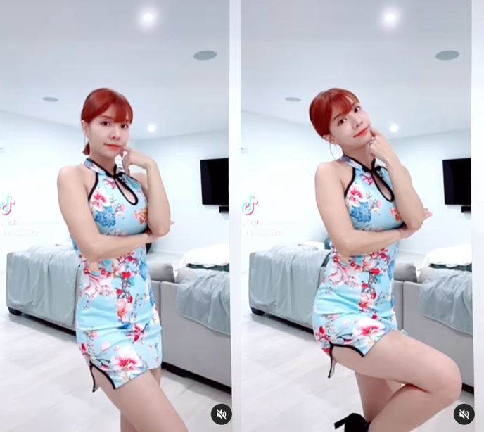 最正MC「旗袍挖洞」熱舞拜年！視線往下震驚網：變小腹婆 | beanfun!