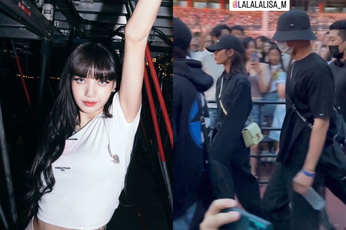 Lisa看演唱會沒約隊友！一旁緊跟「神秘男」 身分曝光竟是朴寶劍 | 娛樂 | NOWnews今日新聞