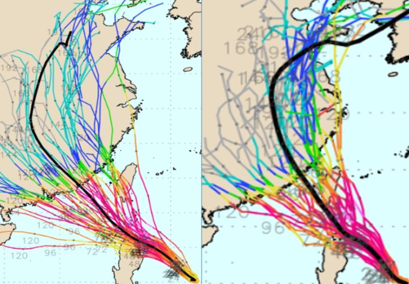 杜蘇芮颱風侵台機率100％！各國最新路徑曝 | beanfun!