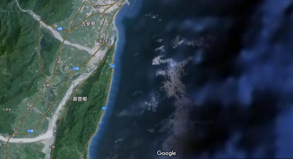 0403地震將滿月！Google地圖花蓮外海驚見人臉 「媽祖天佑台灣」 | 0403花蓮大地震 | 焦點 | NOWnews今日新聞