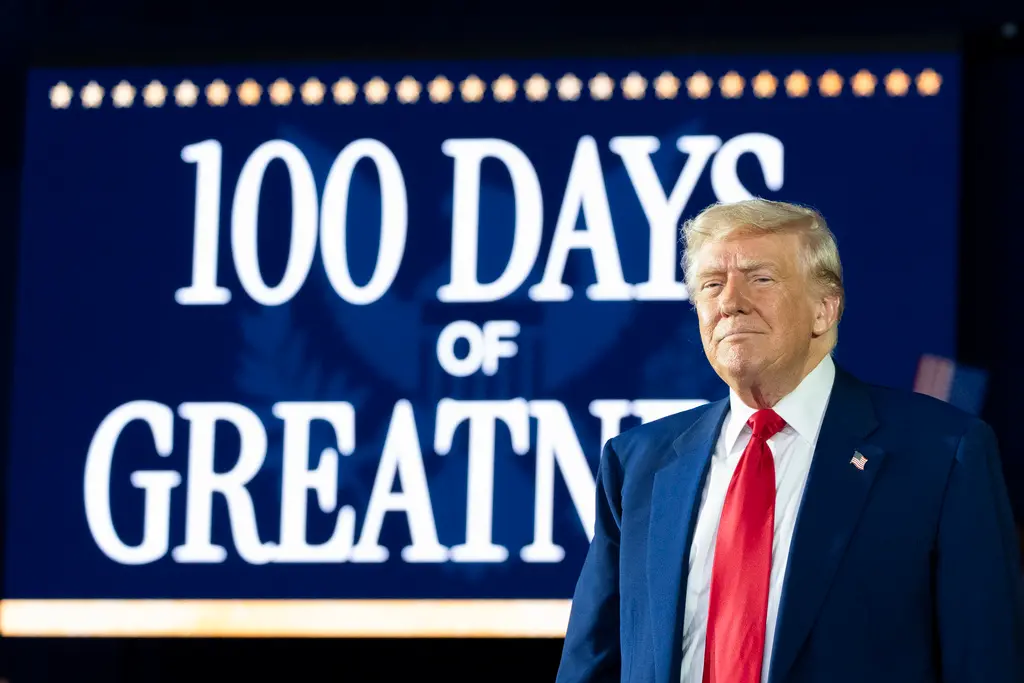 最成功100天！川普「就職百日」演說讚經濟 提黃仁勳、台積電 | 國際要聞 | 全球 | NOWnews今日新聞