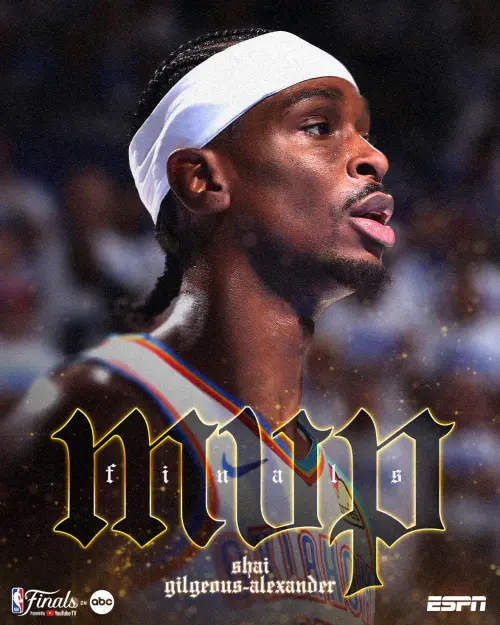 NBA／SGA榮膺FMVP！寫史上最狂「大滿貫」賽季 率雷霆奪隊史首冠 | NBA | 運動 | NOWnews今日新聞