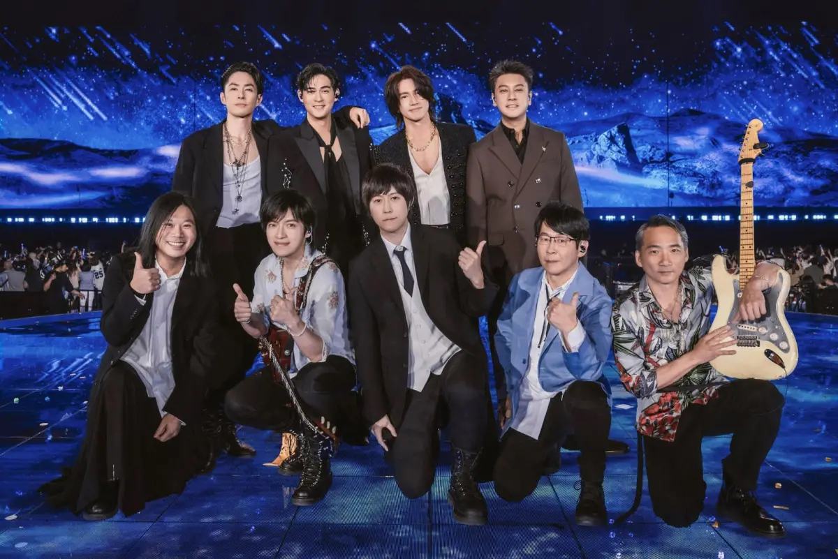 F4復活！合體五月天「史詩級畫面」萬人暴動 〈流星雨〉掀回憶殺 | 娛樂 | NOWnews今日新聞