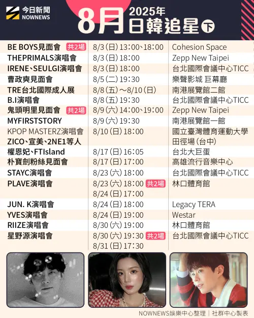8月追星／濱崎步HIGH爆小巨蛋！韓韶禧、2NE1接力來台跟粉絲約會 | 娛樂 | NOWnews今日新聞