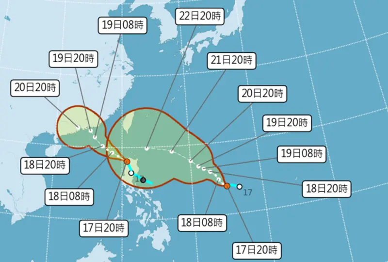 樺加沙颱風明生成！下週一逼近台灣 日本氣象廳：半徑達370公里 | 天氣預報 | 生活 | NOWnews今日新聞